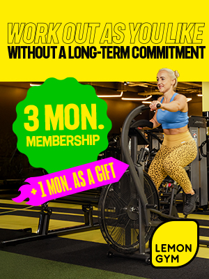 Lemon Gym - Sport clubs 24/7 in Vilnius and other locations